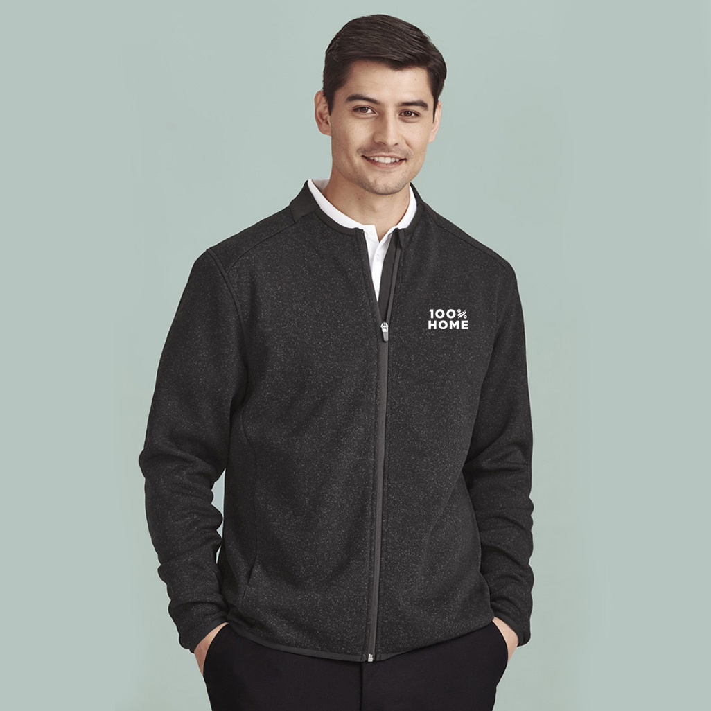 100% Home. Zip Jumper Mens